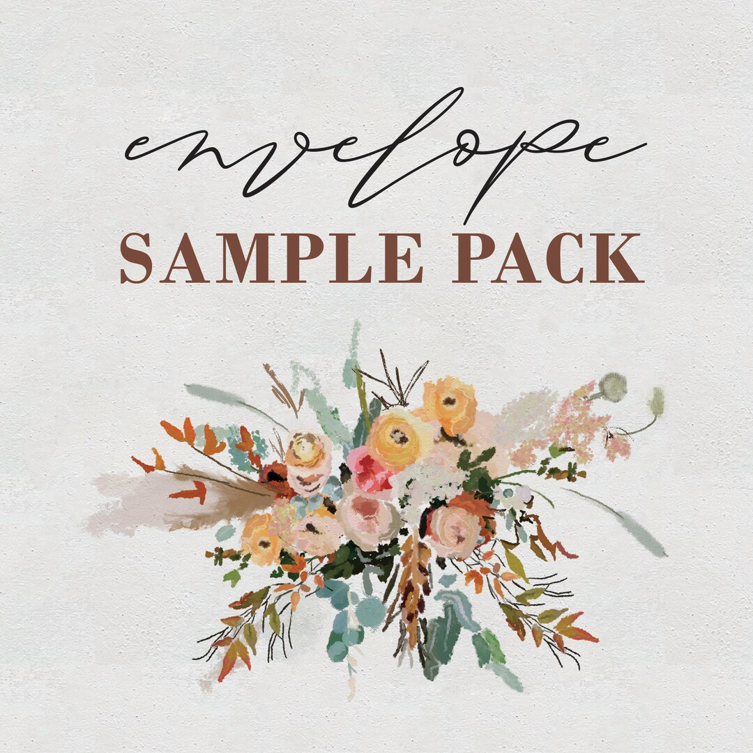 Envelope Sample Pack - Samples of Various Shapes and Types of Envelopes ...