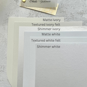 Wedding Place Cards: Deckle Edge Folded Name Tags - Custom Guest Names ...