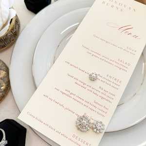 Menus With Names Dinner Menus With Names Menu Namecards Style 223 SET ...