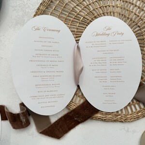 Champagne Wedding Programs | Wedding Programs | Ceremony Program ...