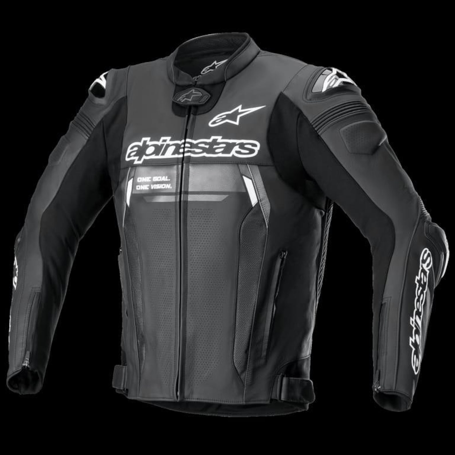 Alpinestar V2 MOTOGP Racing Motorbike Leather Jacket - Genuine Cowhide ...