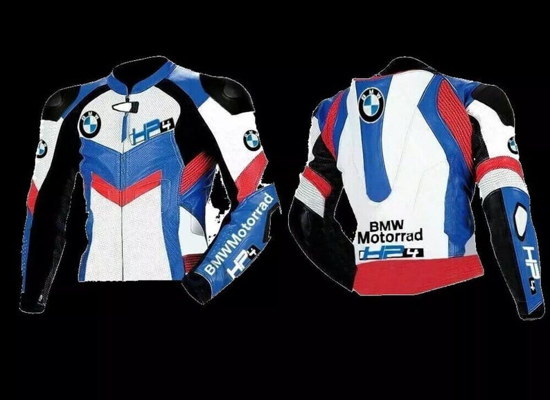 Bmw Motorrad Hp4 MOTOGP Racing Motorbike Leather Jacket - Genuine ...