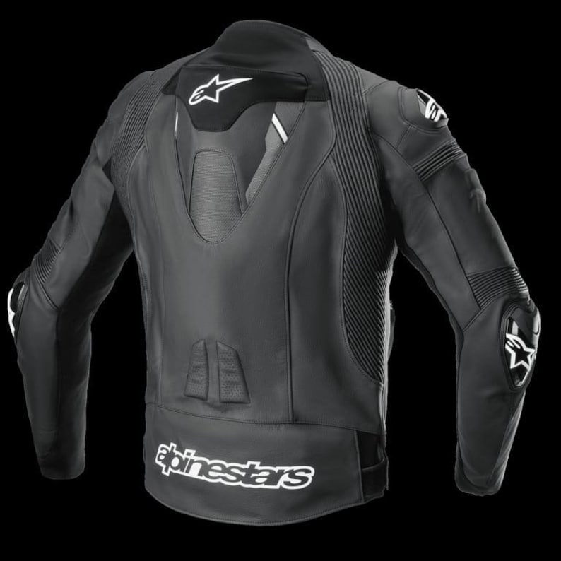 Alpinestar V2 MOTOGP Racing Motorbike Leather Jacket - Genuine Cowhide ...
