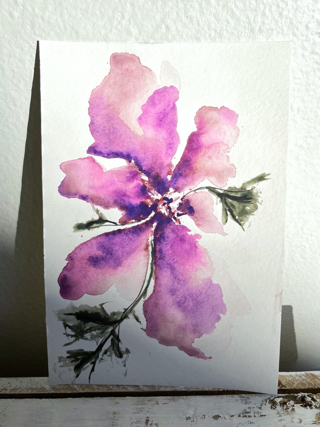 Custom Hand-painted Flowers (1-2) - Etsy