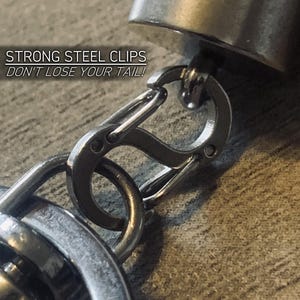 Spotted Hyena Tail Keychain - Realistic Animal Faux Fur - Spirituality ...