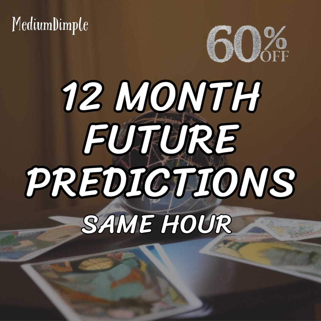 Psychic Tarot Reading: 12 Month Future Predictions - Etsy