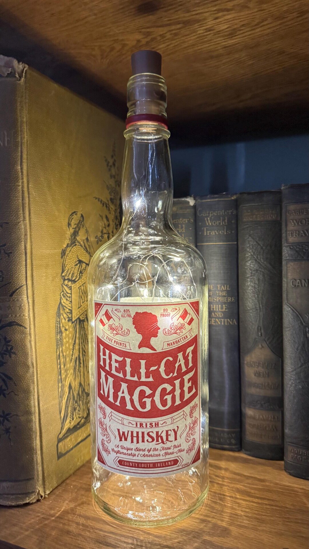 Hellcat Maggie Whiskey Lighted Bottle: Novelty Night Light - Etsy
