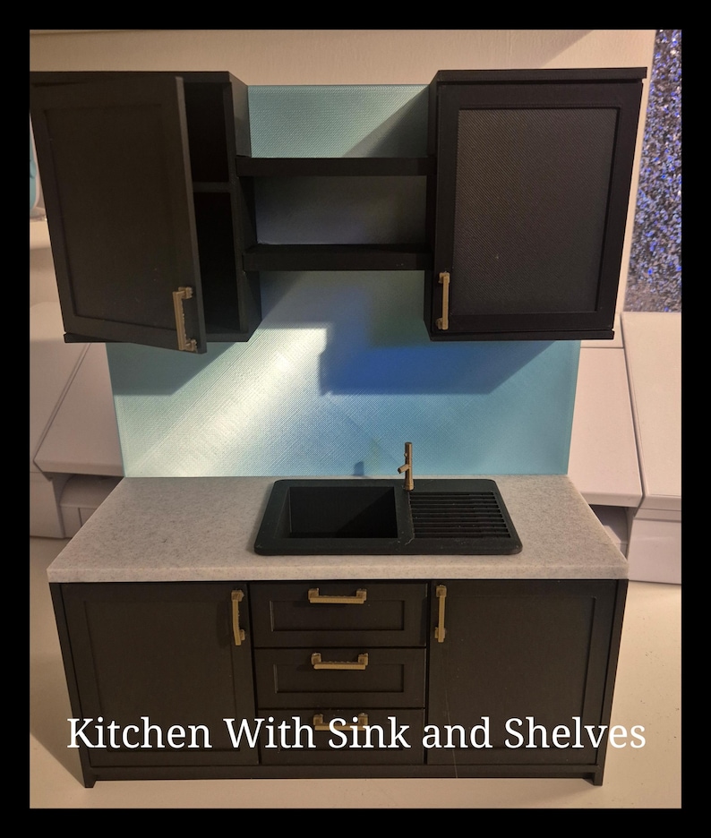 3D Printed Miniature Kitchen - Miniverse Compatible! - Etsy