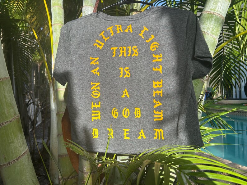 TLOP Crop Top: Kanye West Graphic Tee - Hip Hop Streetwear - Etsy