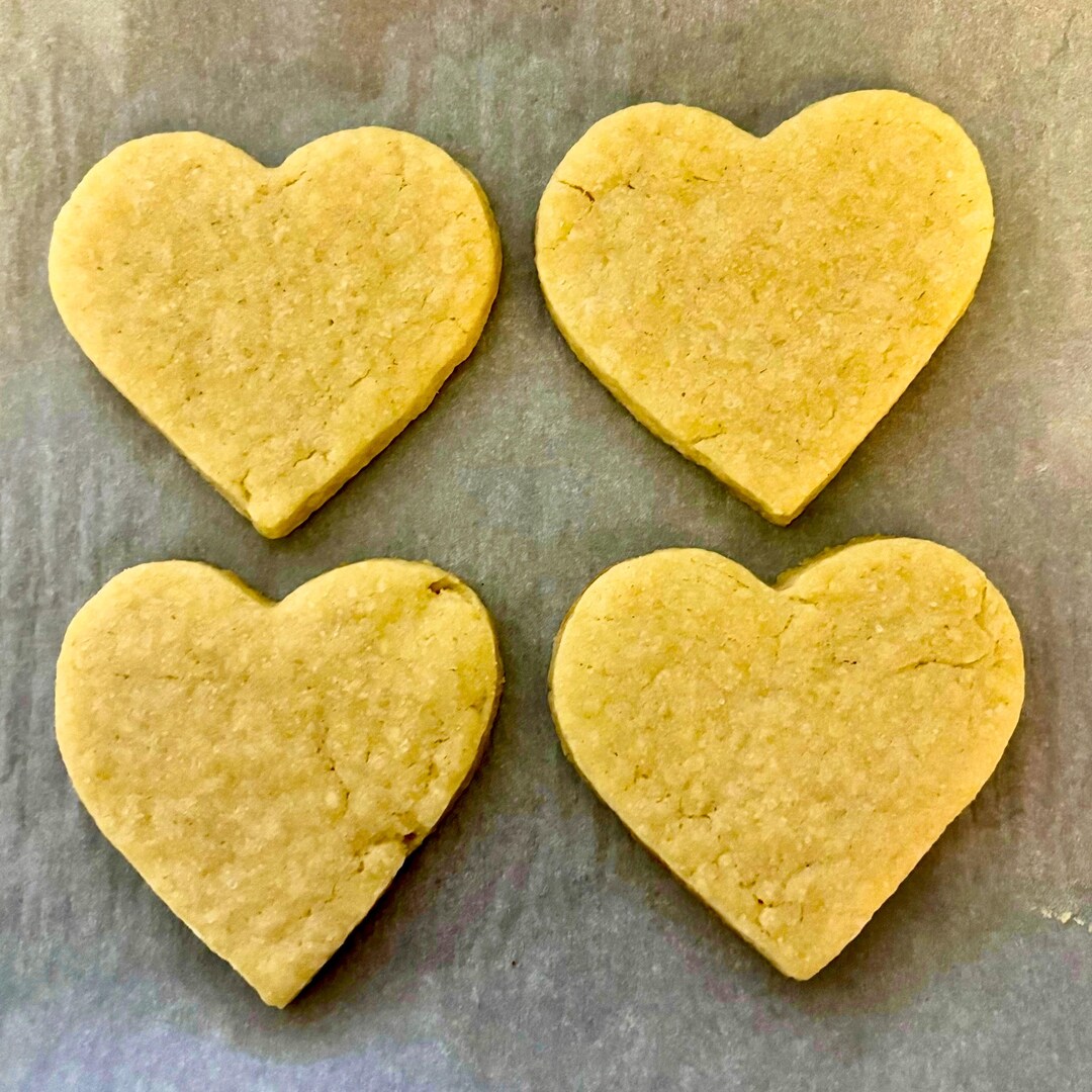 Undecorated Heart Sugar Cookies - Etsy