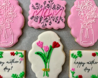 Mother's Day Cookies, Mother's Day Gift, Mother's Day Gift for Grandma ...