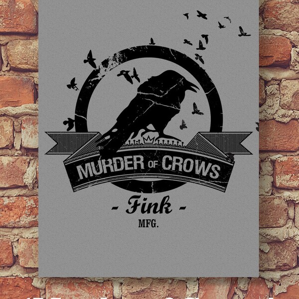 Murder of Crows Poster - Etsy