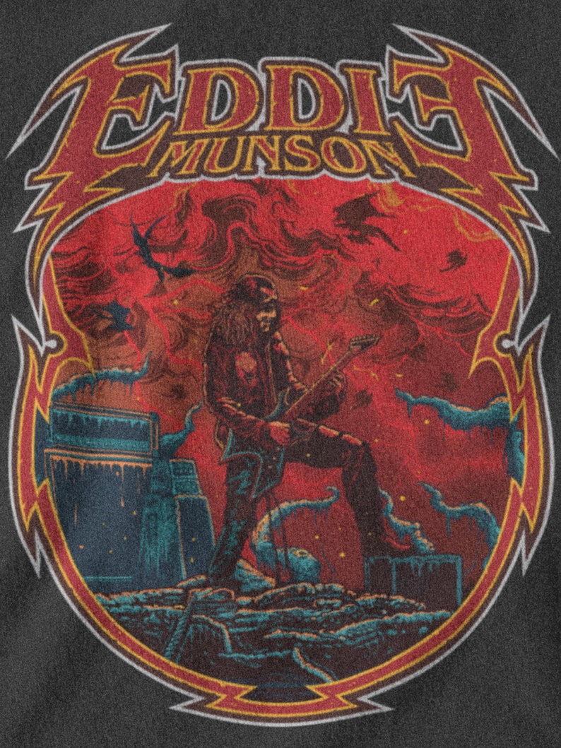 Eddie Munson Master of Puppets Vecna Stranger Things Kids - Etsy New ...