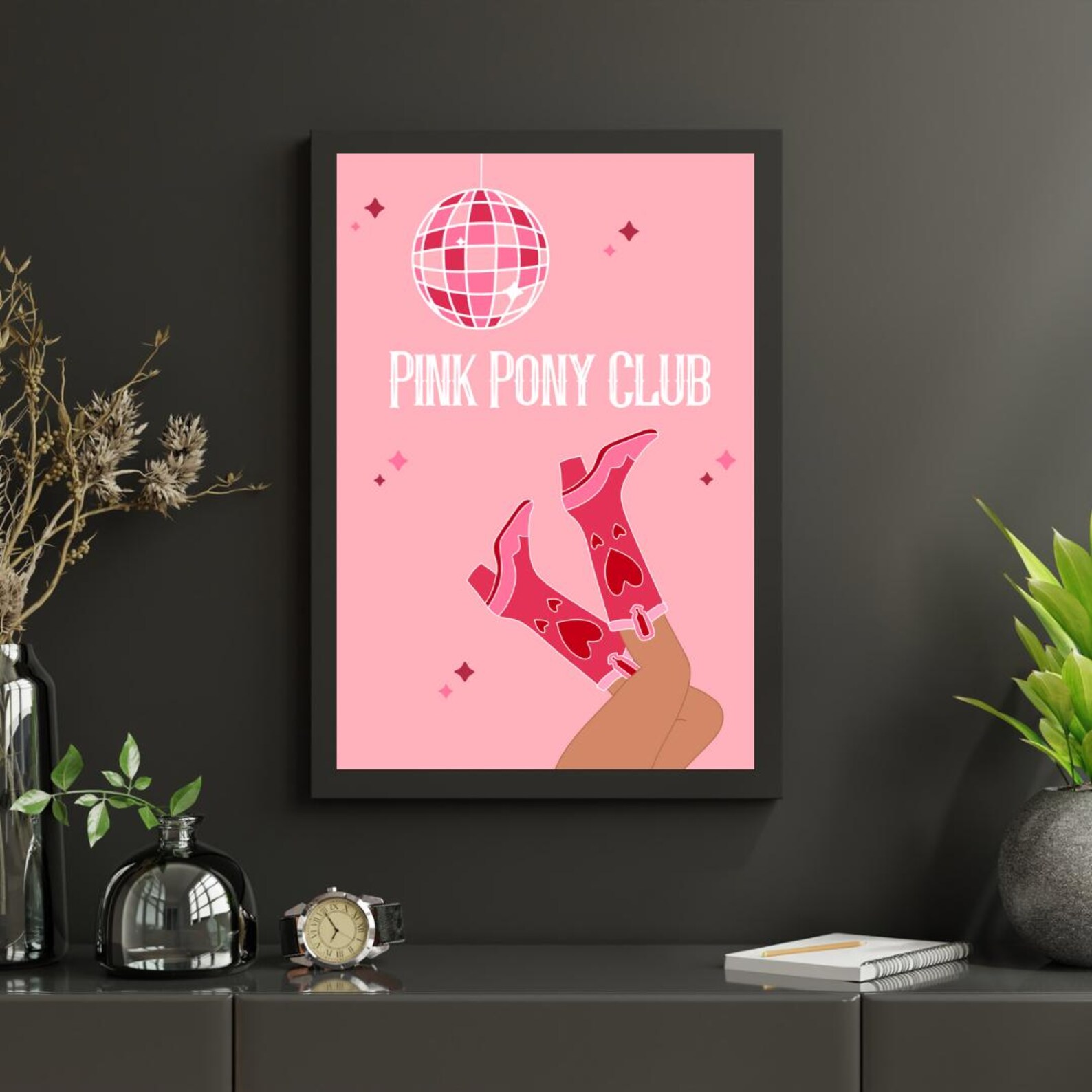 Pink Pony Club Chappell Roan Fine Art Poster, Wall Decor, Nursery Room ...
