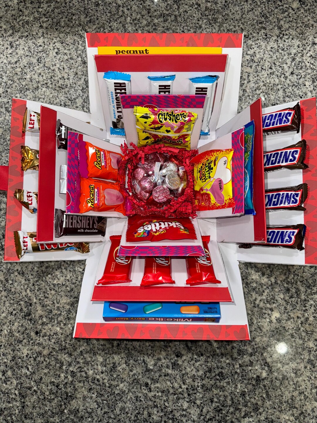 Valentine's Day Explosion Box - Etsy