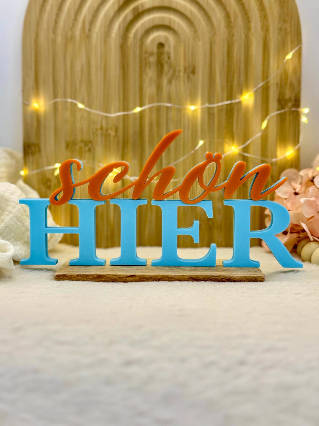 Beautiful Lettering, 3D Printed Lettering, Desk Gift Idea - Etsy UK