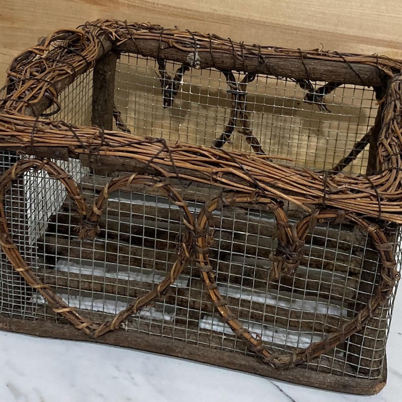 Wire Heart Basket - Etsy
