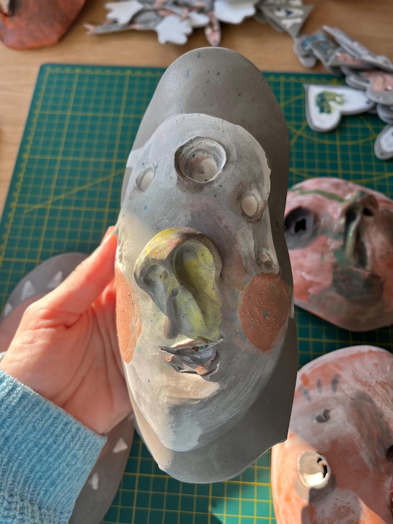 Ceramic Mask #4 - Etsy
