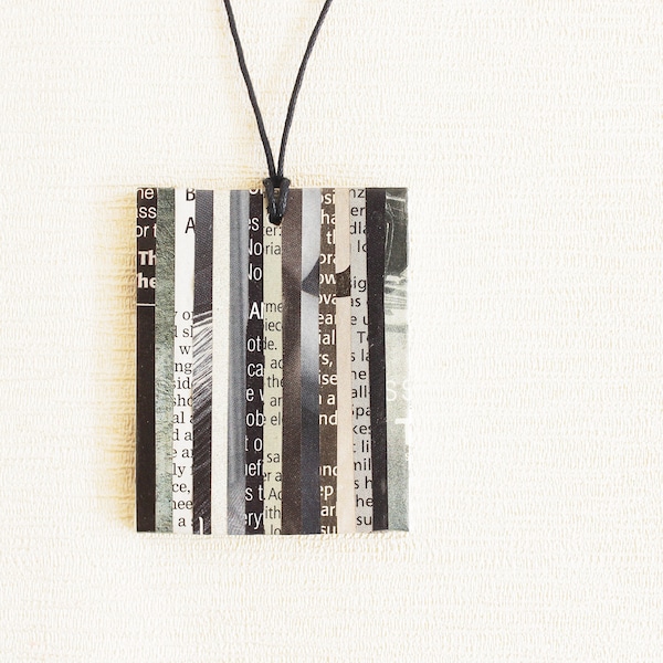 Newspaper Jewelry - Etsy