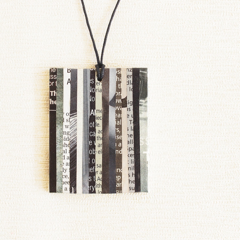 Newspaper Necklaces - Etsy UK