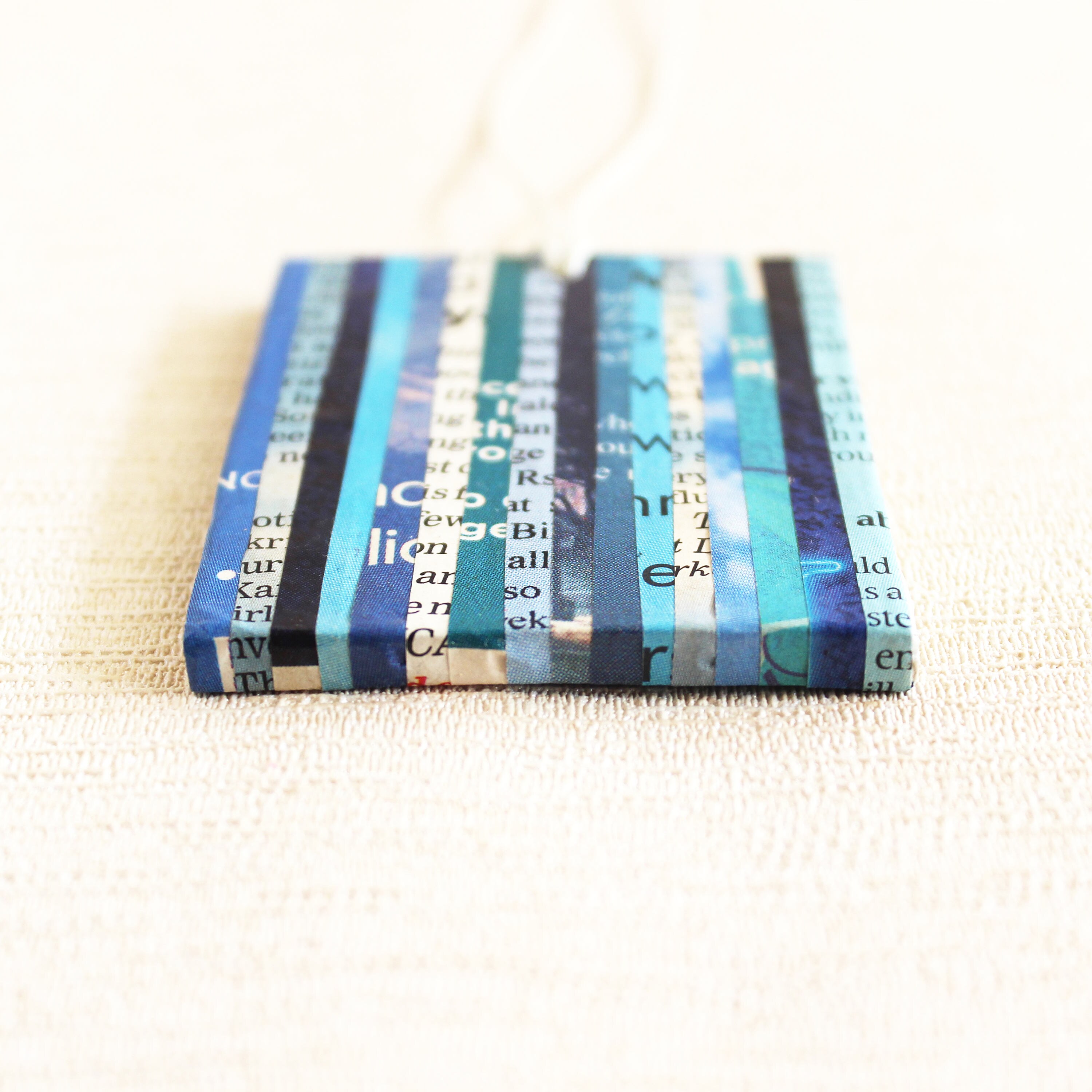 Melodic Newspaper Necklace Gift for Teacher Newspaper Jewelry ...