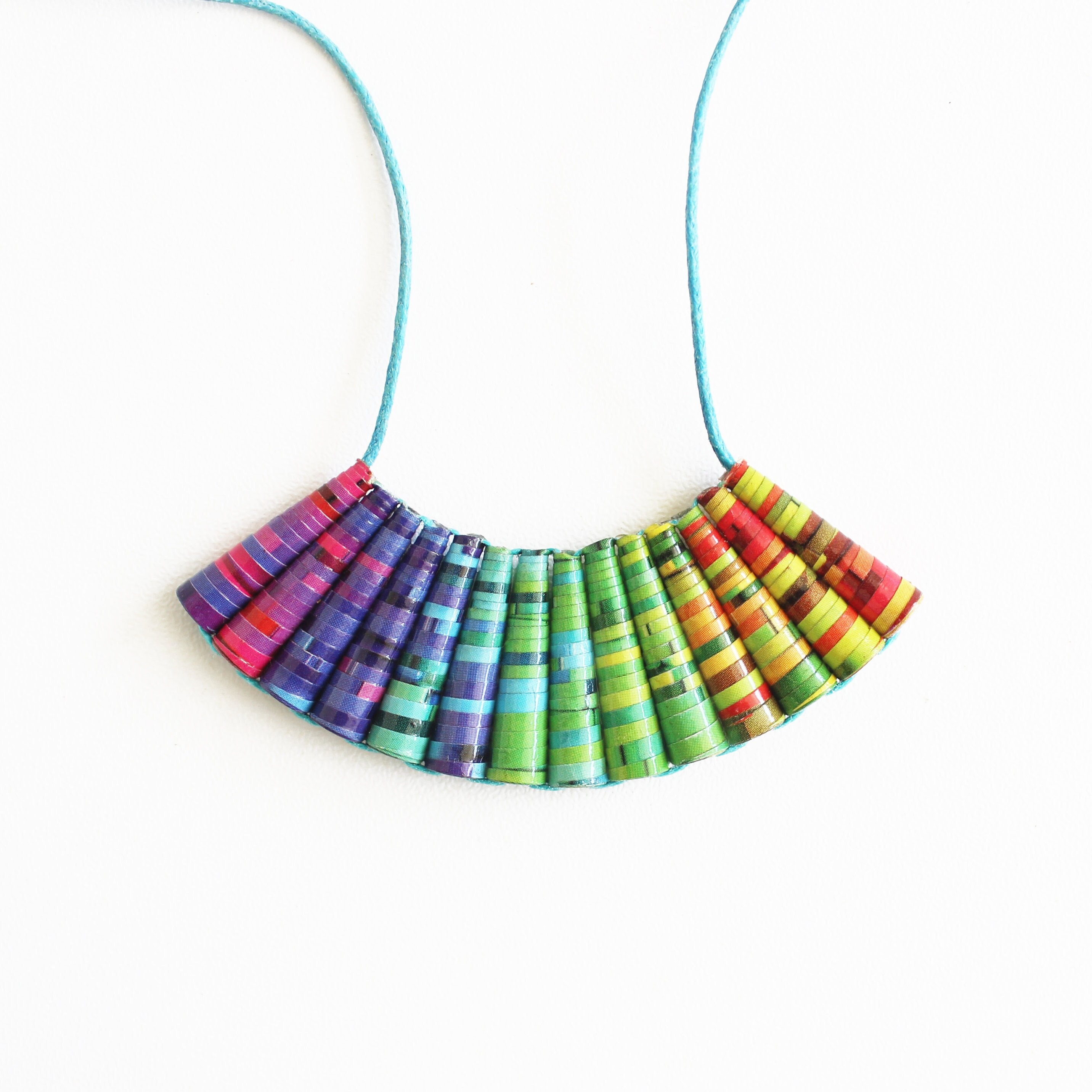 Sunny Rainbow Necklace Colorful Spring Necklace Gay Pride LGBT Jewelry ...