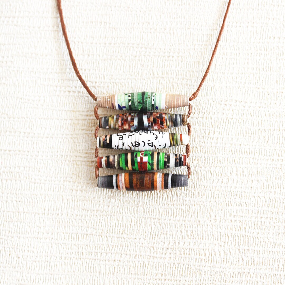 Garden Magazine Necklace • Earthy Jewelry • Boho Chic Necklace • Gift ...