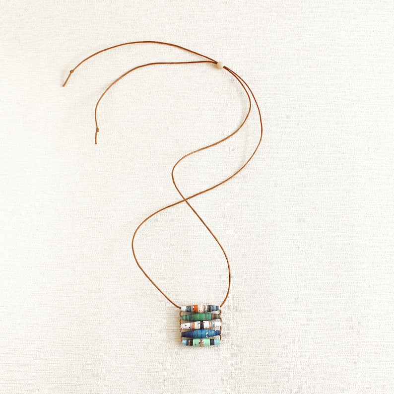 Travel Magazine Necklace Creative Necklace Sustainable Gift Funky ...