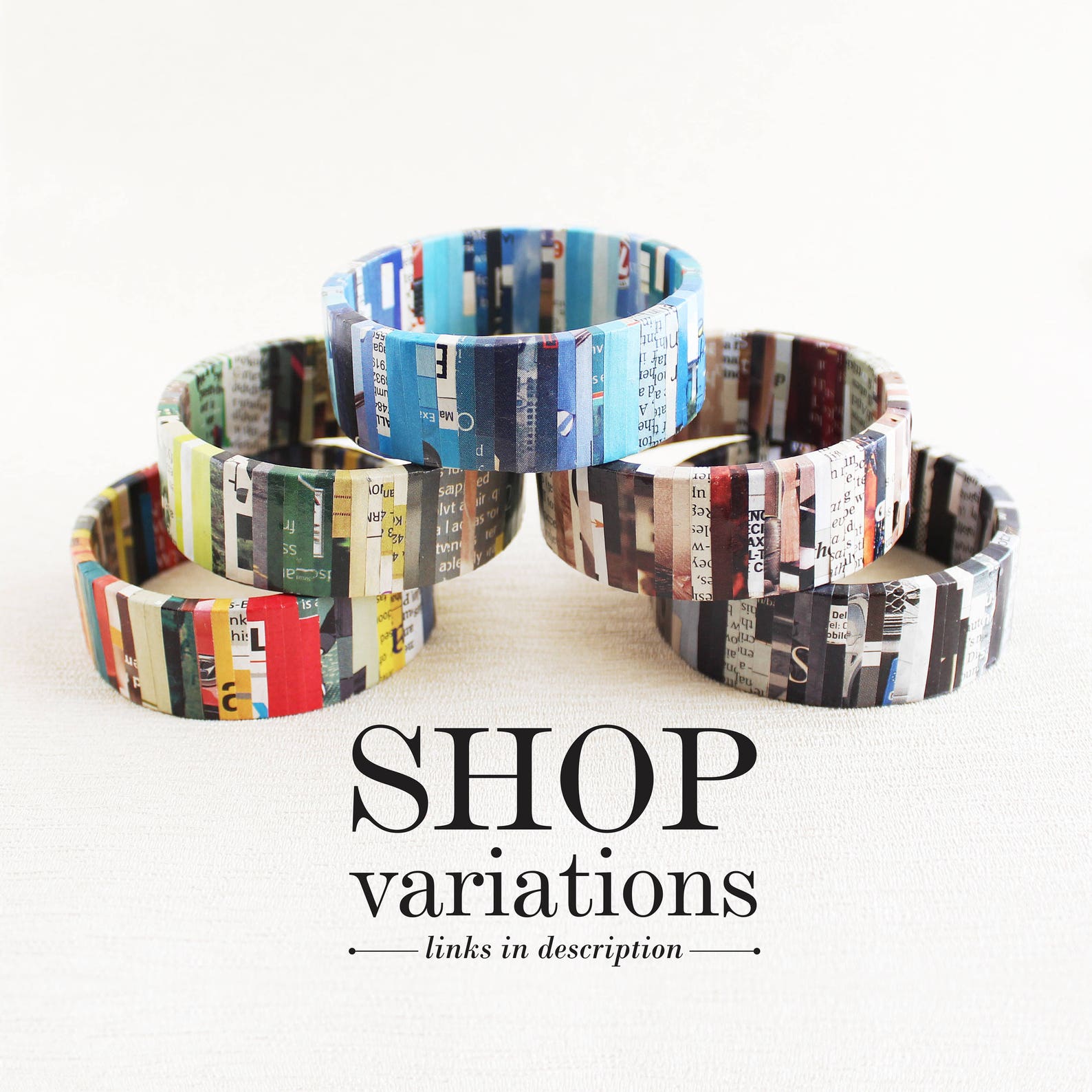 Nostalgic Newspaper Bracelet Bohemian Bracelet Gift for Bookworm ...
