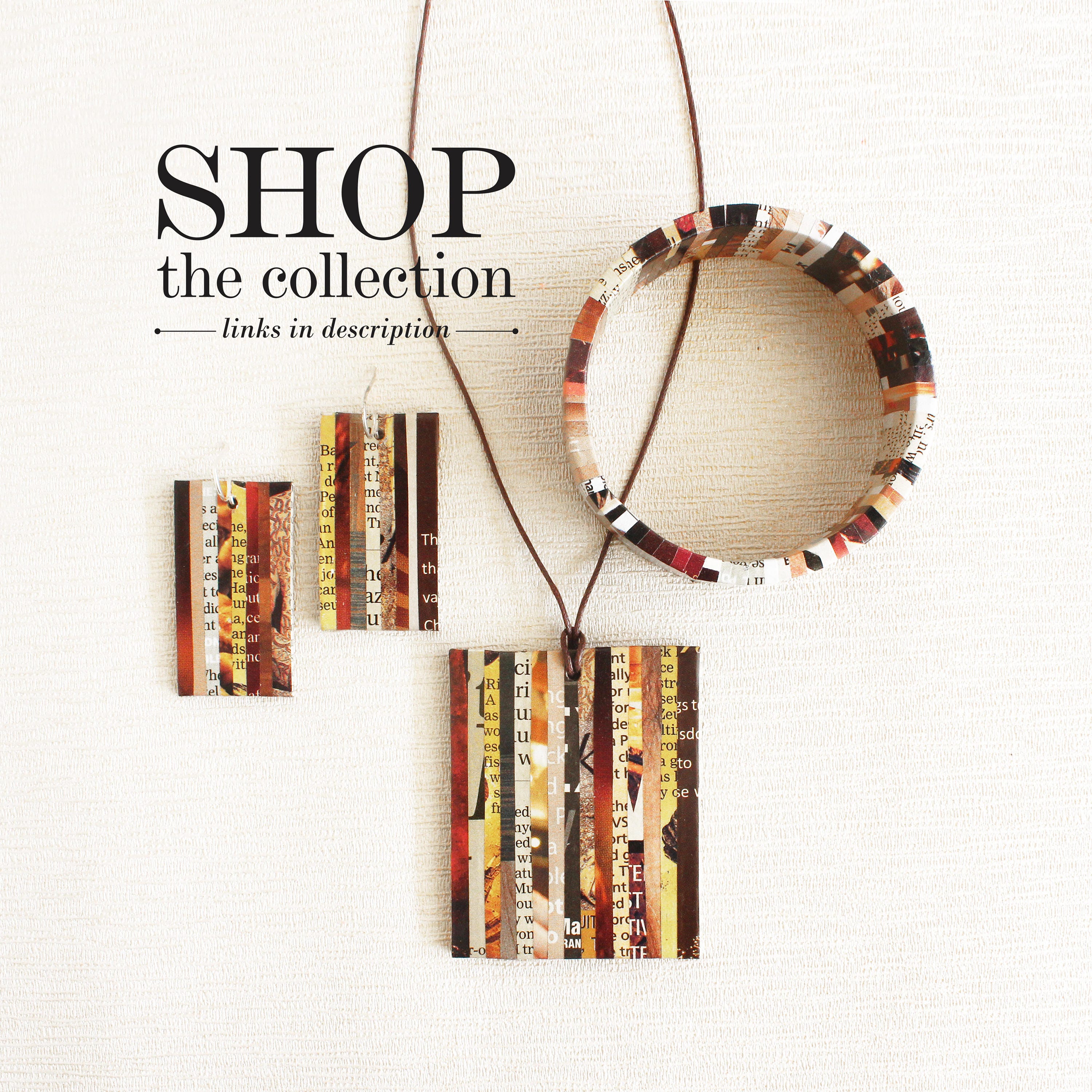 Nostalgic Newspaper Necklace Bookworm Gift Big Bold Pendant Necklace ...