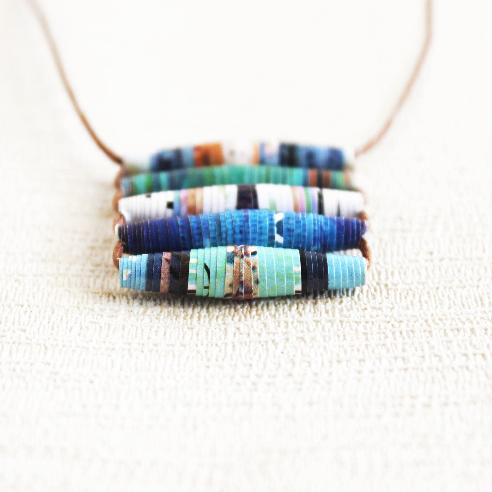 Travel Magazine Necklace Creative Necklace Sustainable Gift Funky ...