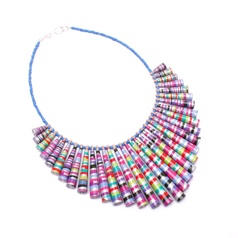 Neon Carnival Necklace Big Choker Necklace 1 Year - Etsy