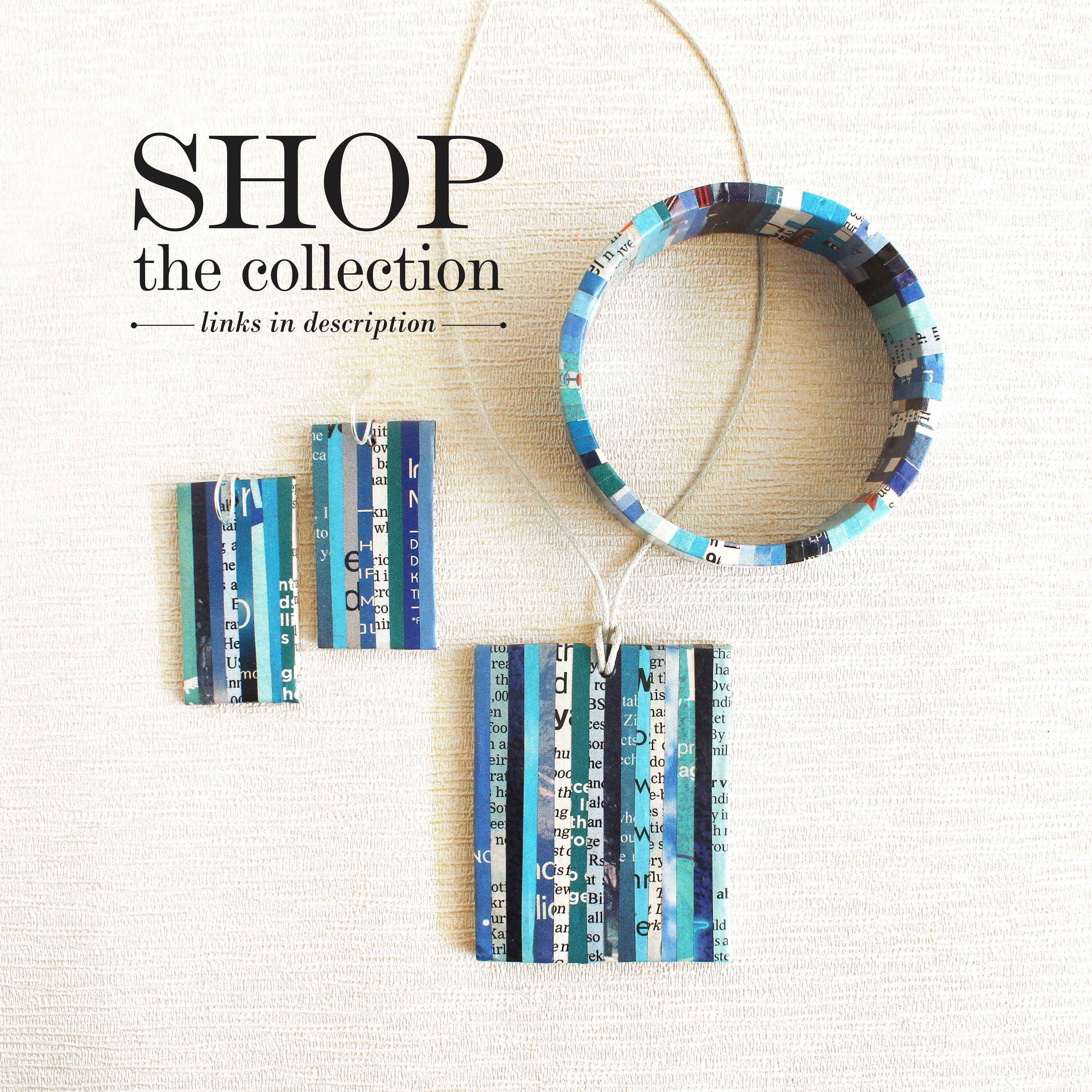 Melodic Newspaper Necklace Gift for Teacher Newspaper Jewelry ...