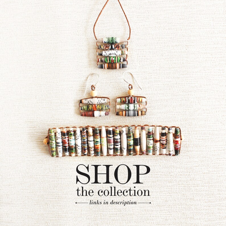 Garden Magazine Bracelet Eco Jewelry Gardener Gift | Etsy