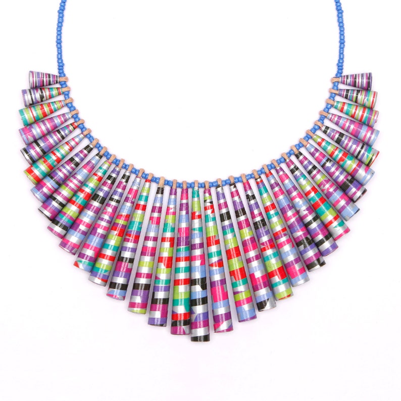 Neon Carnival Necklace Big Choker Necklace 1 Year - Etsy