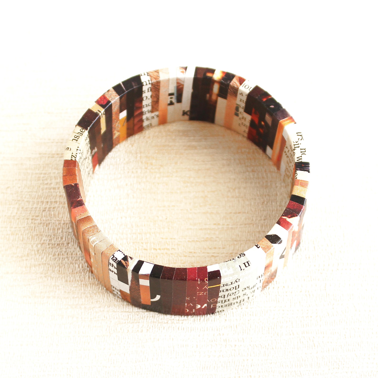 Nostalgic Newspaper Bracelet Bohemian Bracelet Gift for Bookworm ...