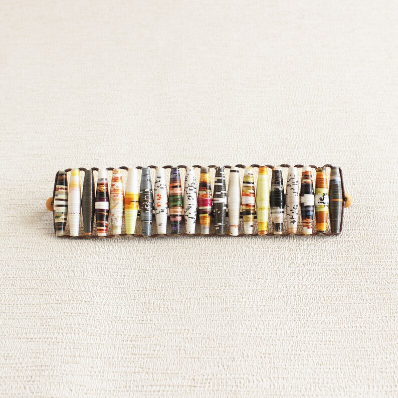 Food Magazine Bracelet • Creative Recycled Product • Chef Gift • Funky ...