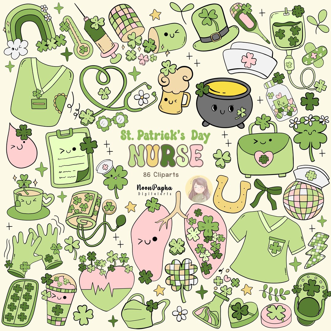 Groovy Retro St.patrick's Day Nurse SVG PNG, Retro St Patrick Png ...