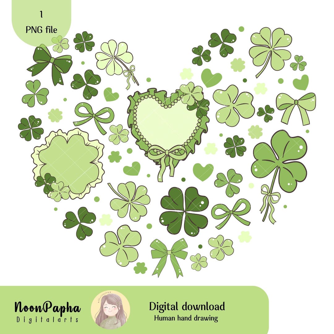 St. Patrick's Day Lucky Clover PNG , Lucky Clover Png , Green Shamrock ...