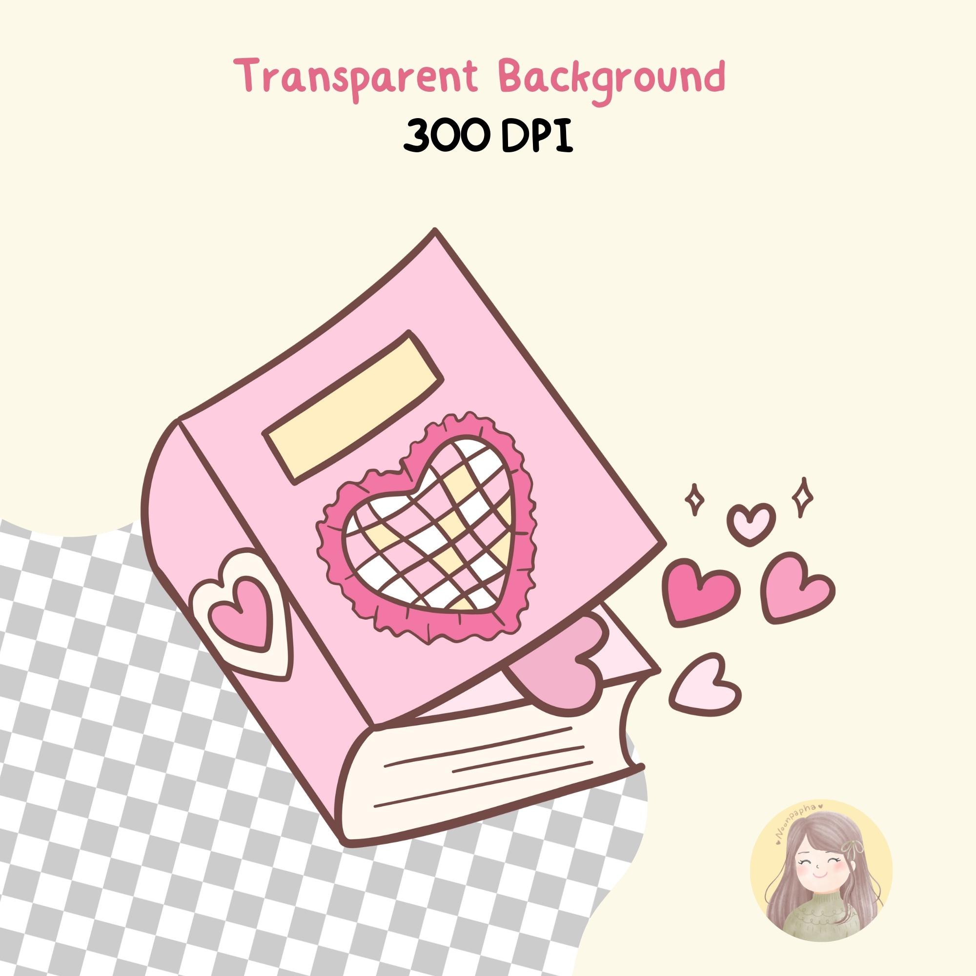 Valentine Bookish Clipart Retro Coquette Valentine Booklover Png ...