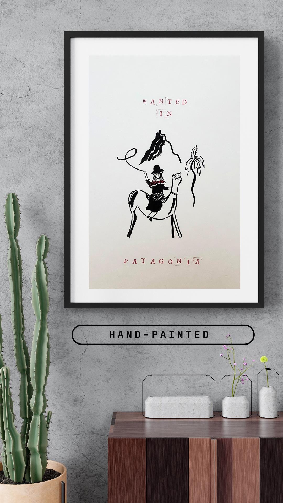 Welsh Cowboy in Patagonia Wanted Poster - Etsy