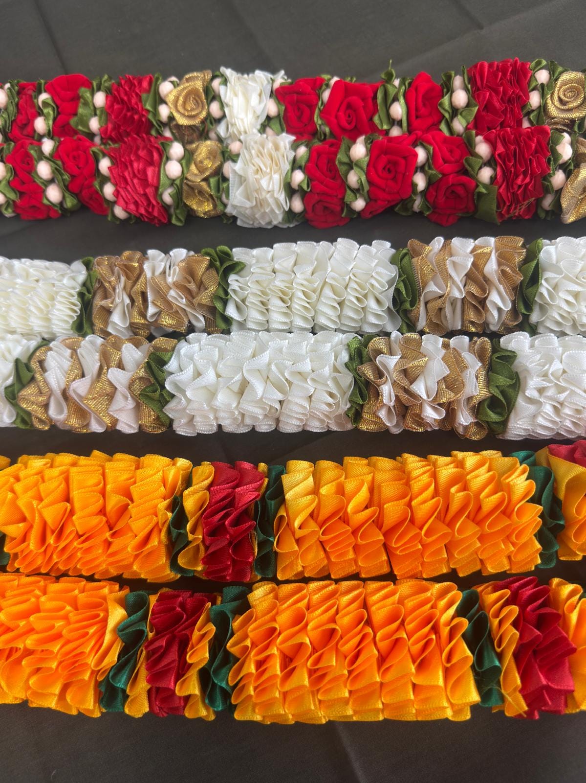Handmade Indian Wedding Haar Mala | Pooja Garland, Sacred Decor - Etsy