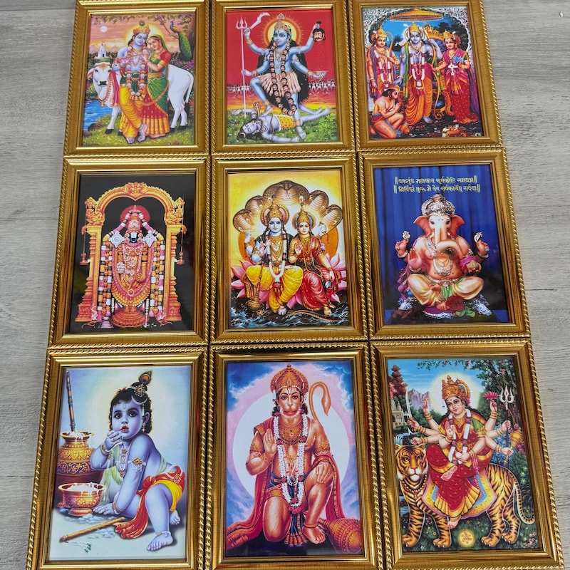 Hindu Religion Frame - Etsy UK