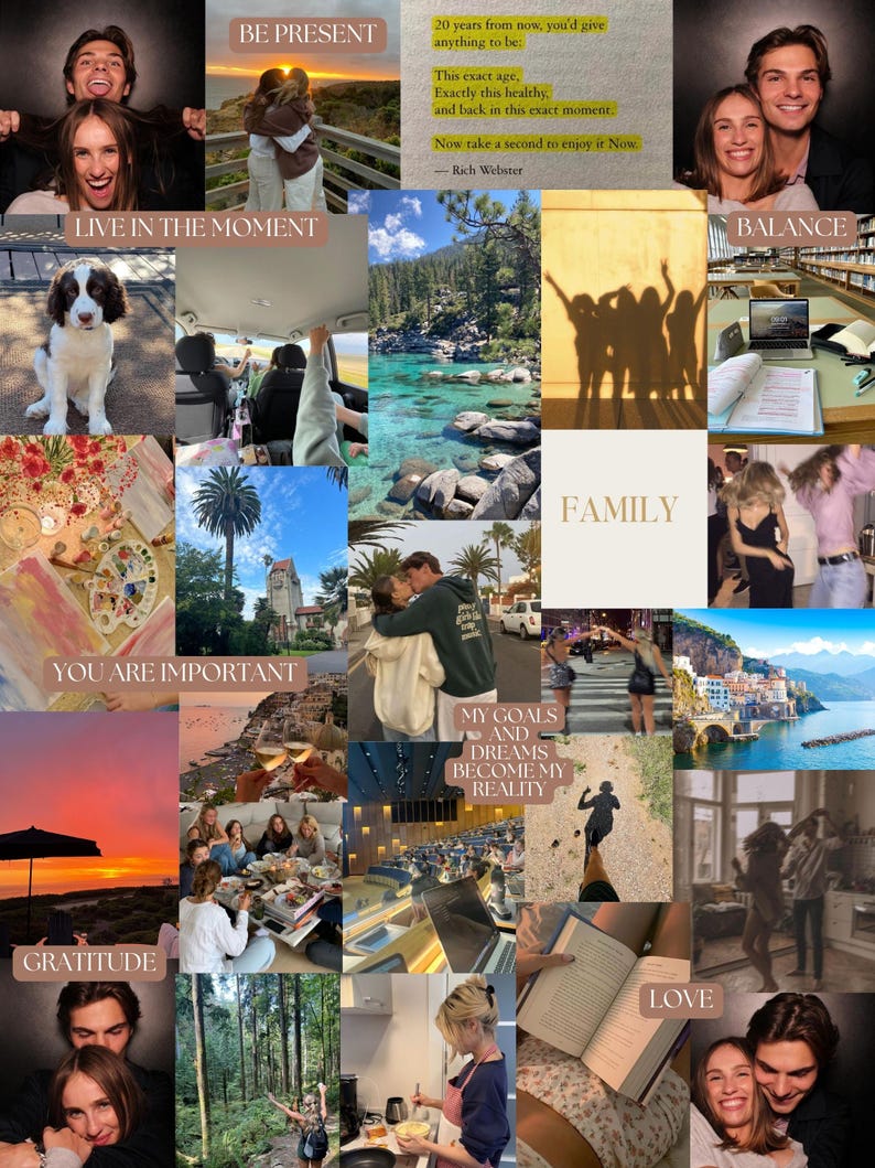 Customized Vision Board - Etsy