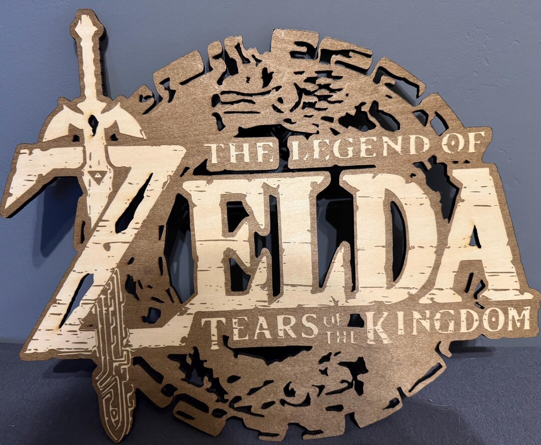Zelda Decoration Engraved on Wood - Etsy