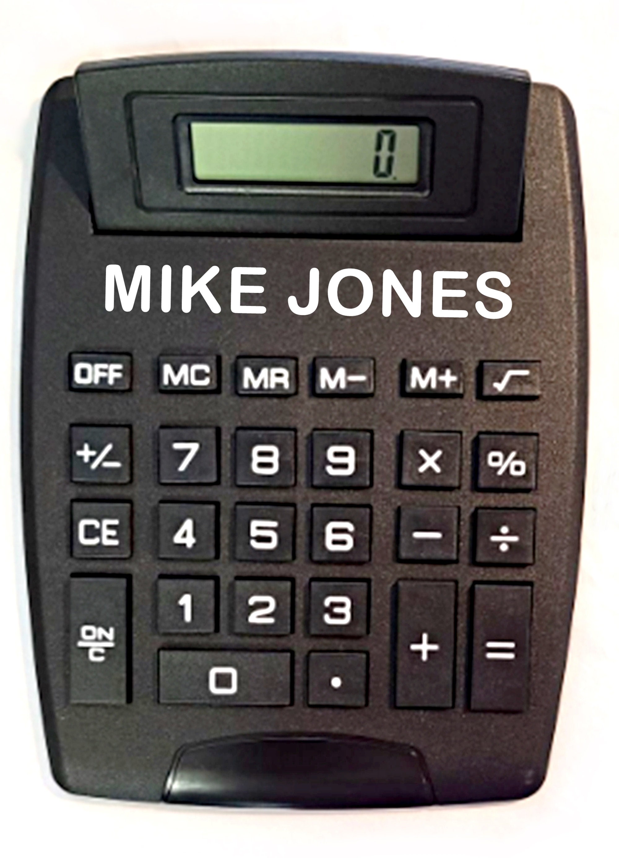 Personalized Desktop Calculator - Black - FREE SHIPPING - Etsy