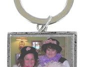 Personalized Silver Square Key Chain With Photo of Your Choice - Etsy