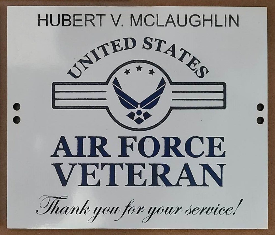 Customized Military Air Force United States Veteran Sign FREE SHIPPING ...