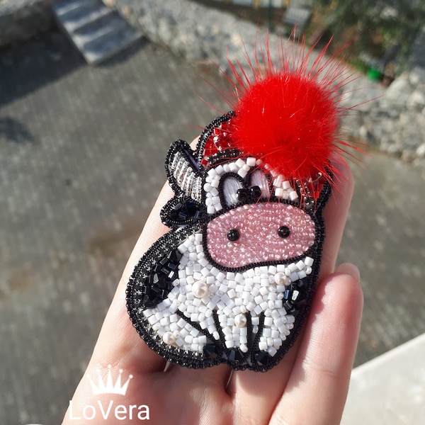 Beaded Brooch - Etsy