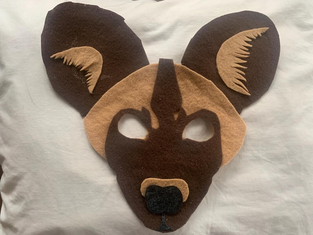 Printable Wild Dog Mask – Kids Craft Template - Etsy